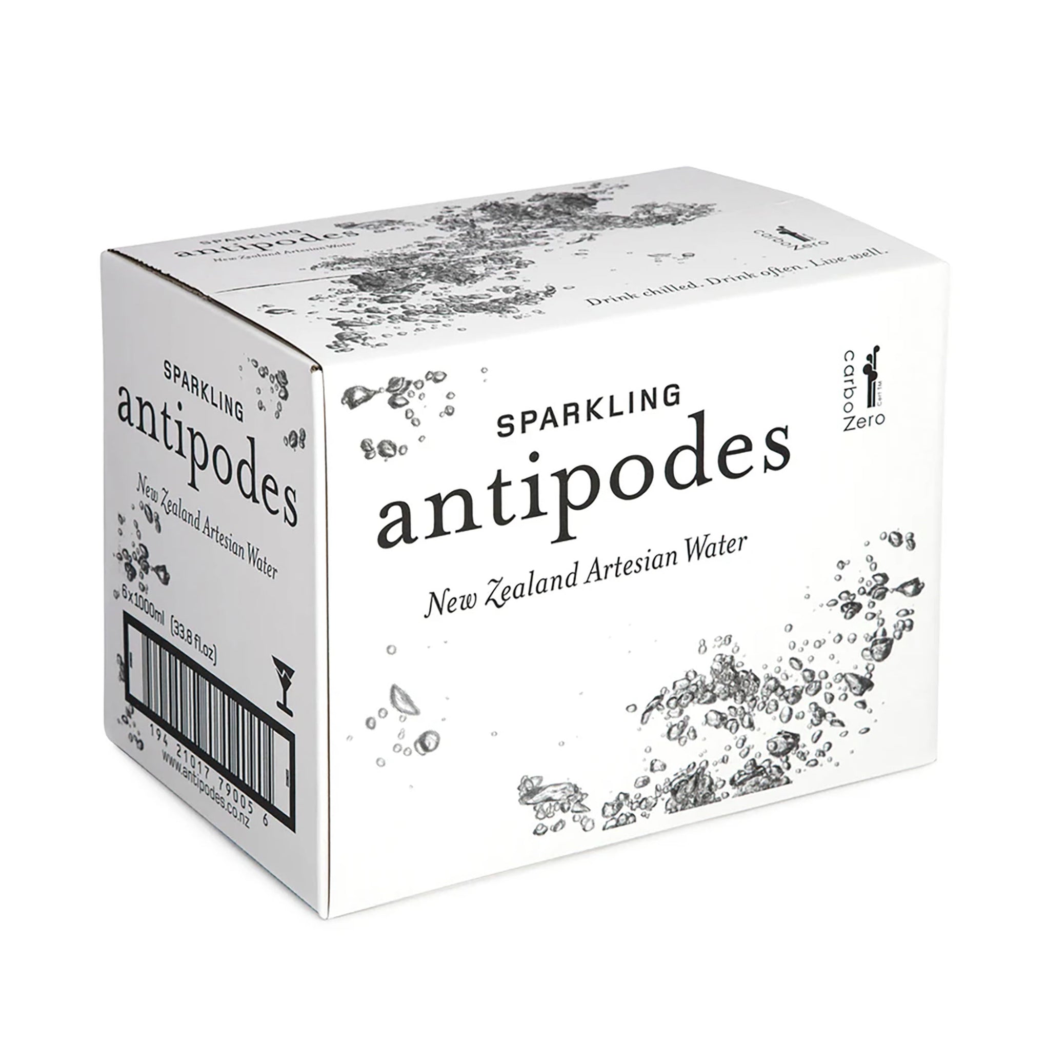 Antipodes Sparkling Mineral Water 1L (Case) | Kent Street Cellars