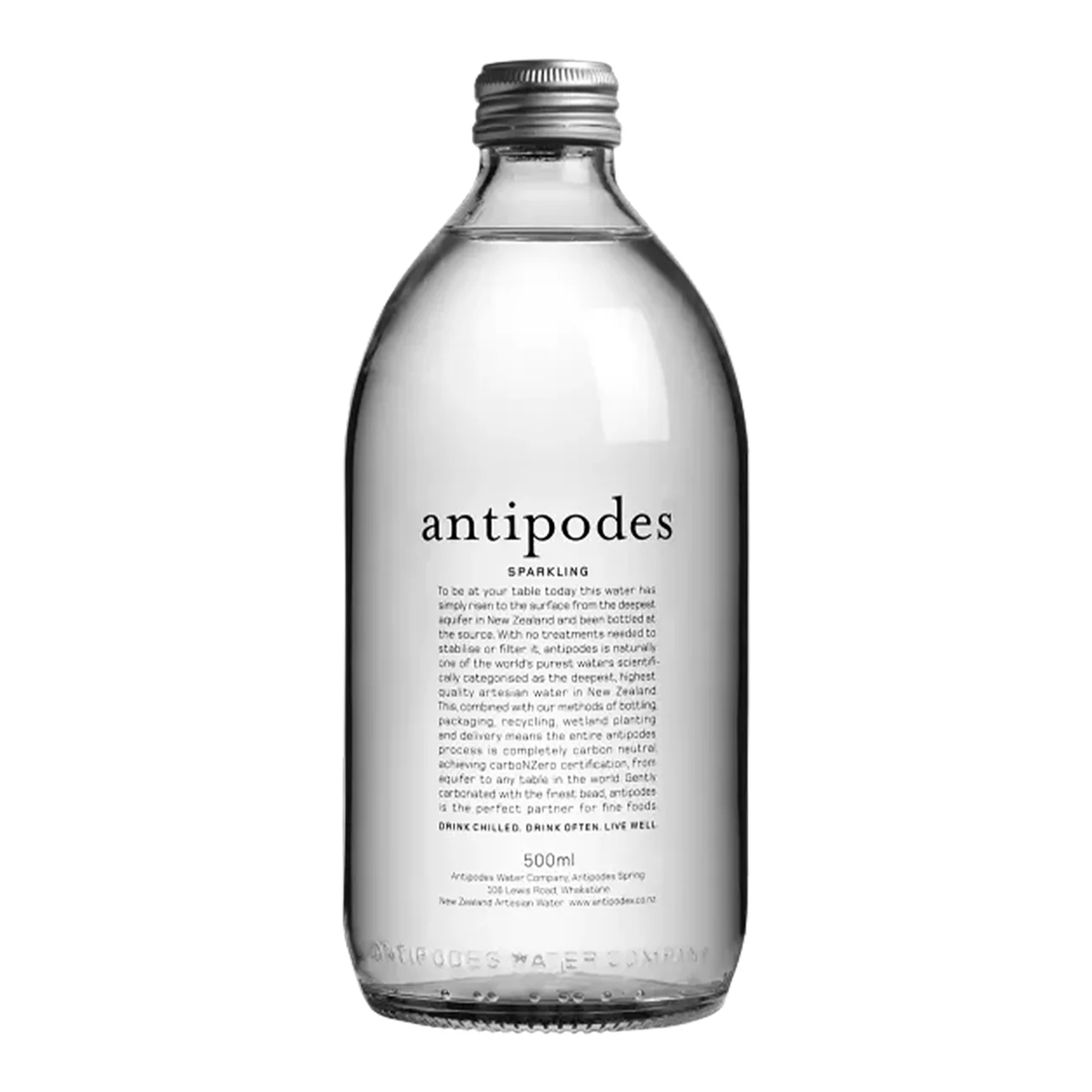 Antipodes Sparkling Mineral Water 500ml (Case) | Kent Street Cellars