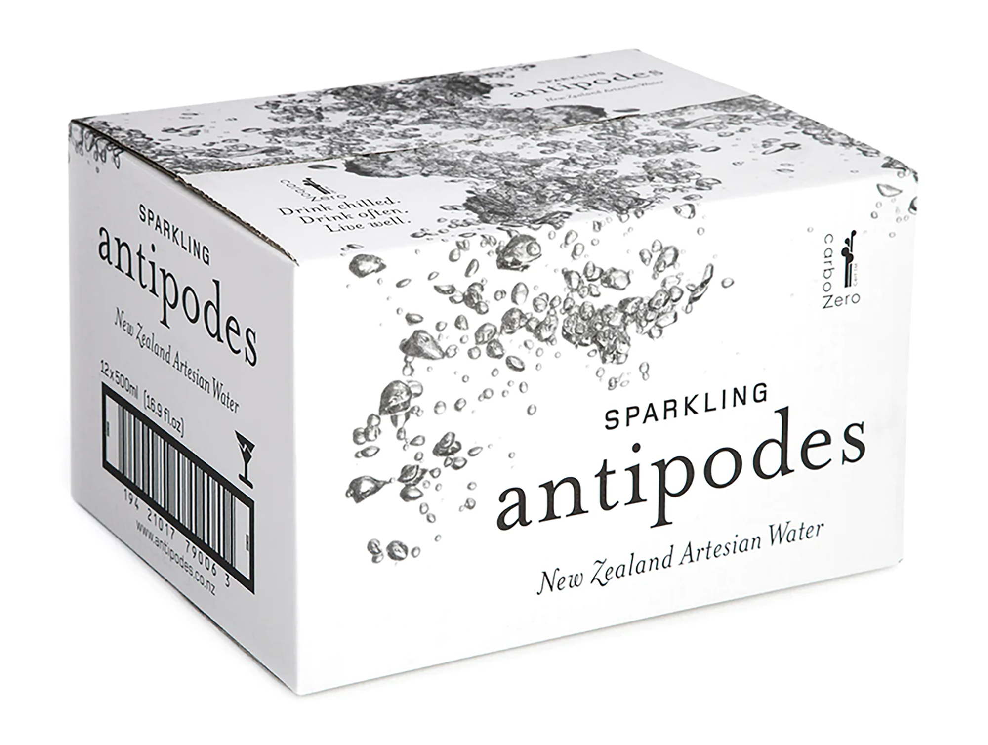 Antipodes Sparkling Mineral Water 500ml (Case) | Kent Street Cellars