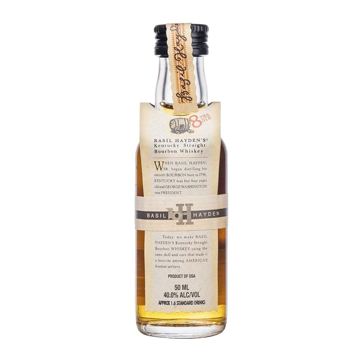 Basil Hayden's Bourbon Whiskey 50ml | Kent Street Cellars