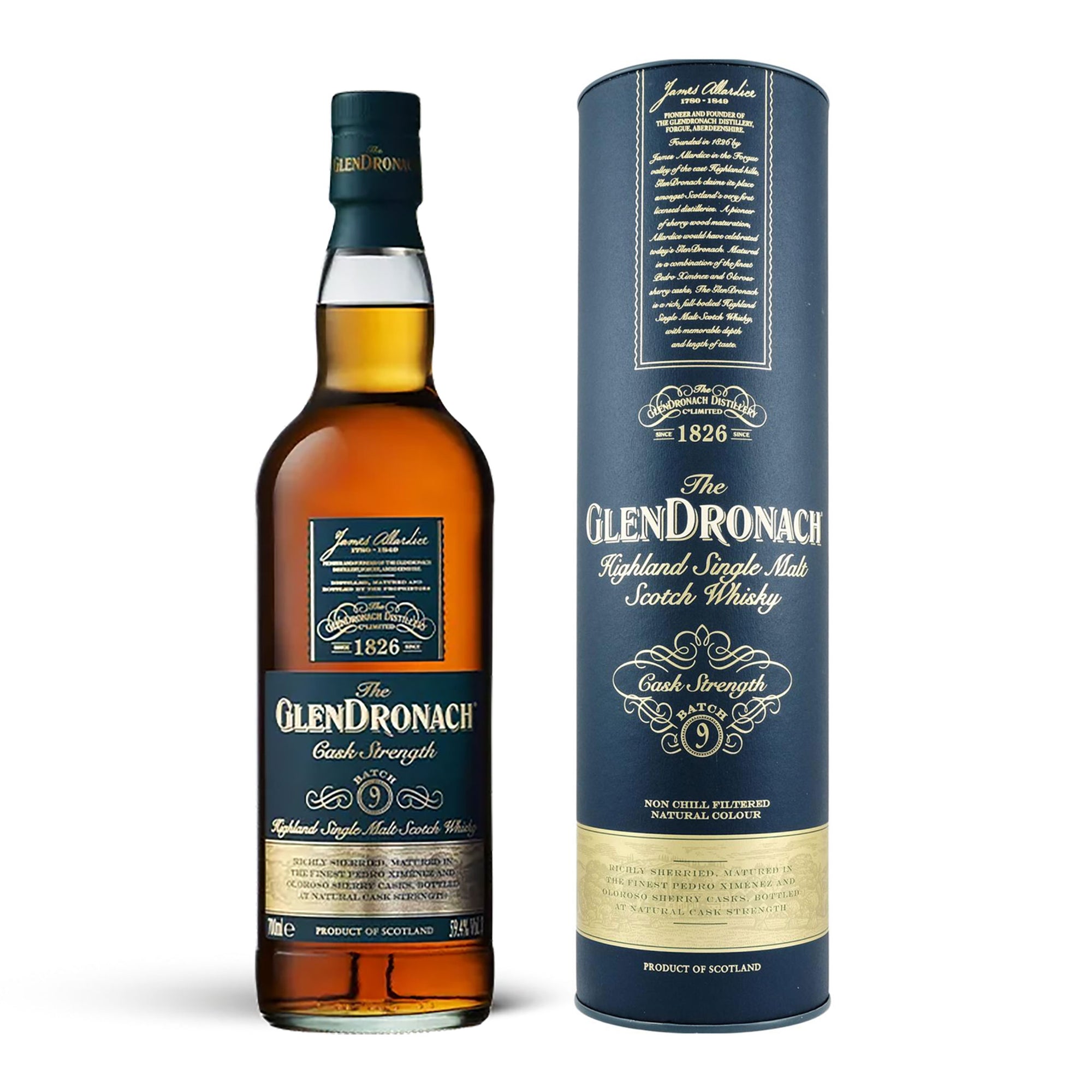 Glendronach Cask Strength Batch 9 Whisky 700ml | Kent Street Cellars