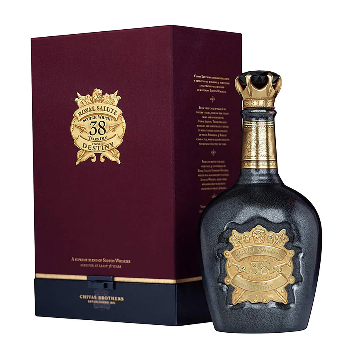 Chivas Royal Salute Stone Of Destiny 38 Year Old Blended Scotch Whisky ...