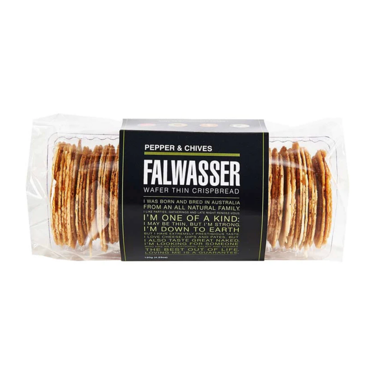 Falwasser Pepper & Chives Crispbread — Kent Street Cellars