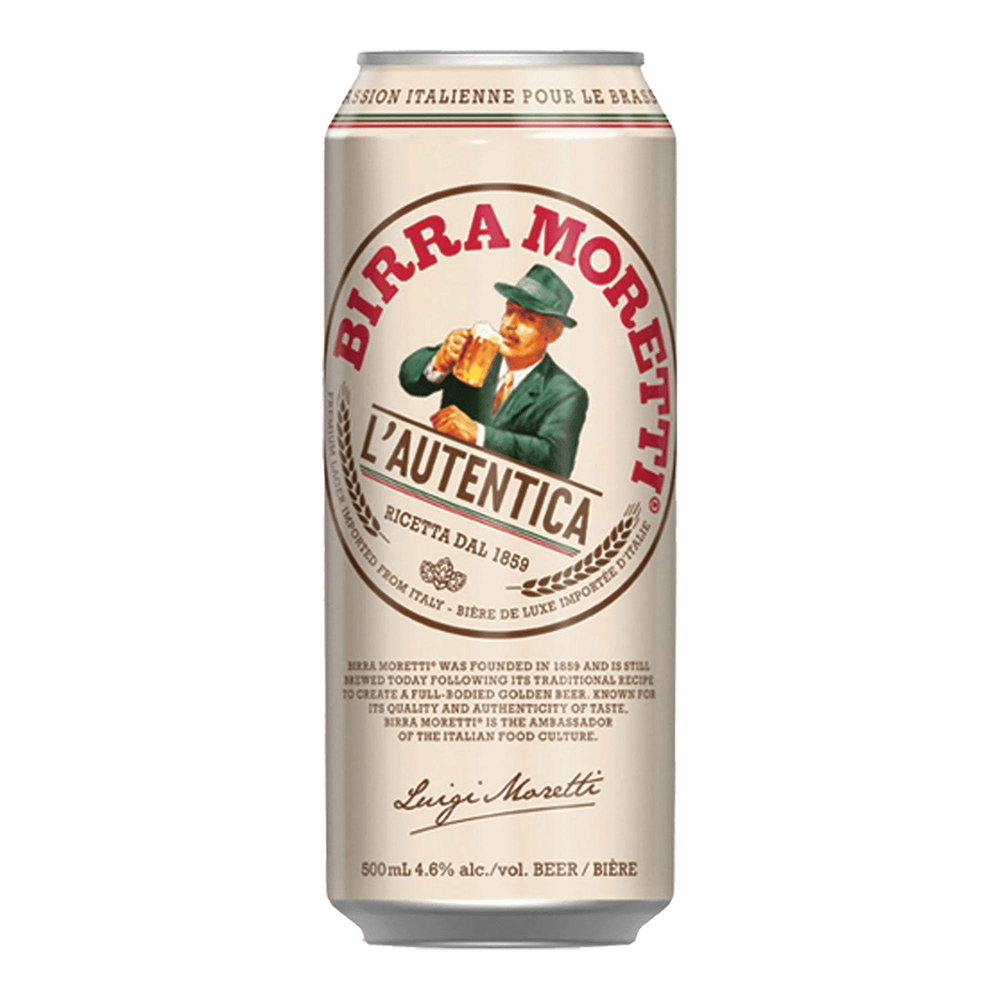 Birra Moretti 500ml Can (Case) | Kent Street Cellars