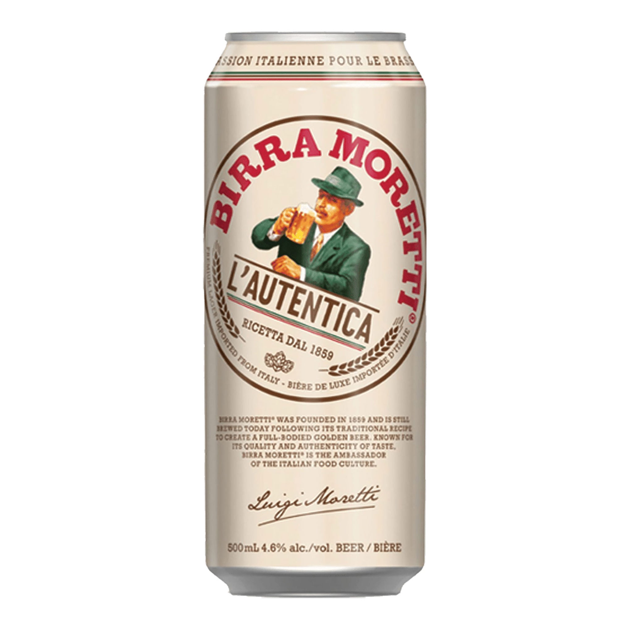 Birra Moretti 500ml Can (Case) | Kent Street Cellars