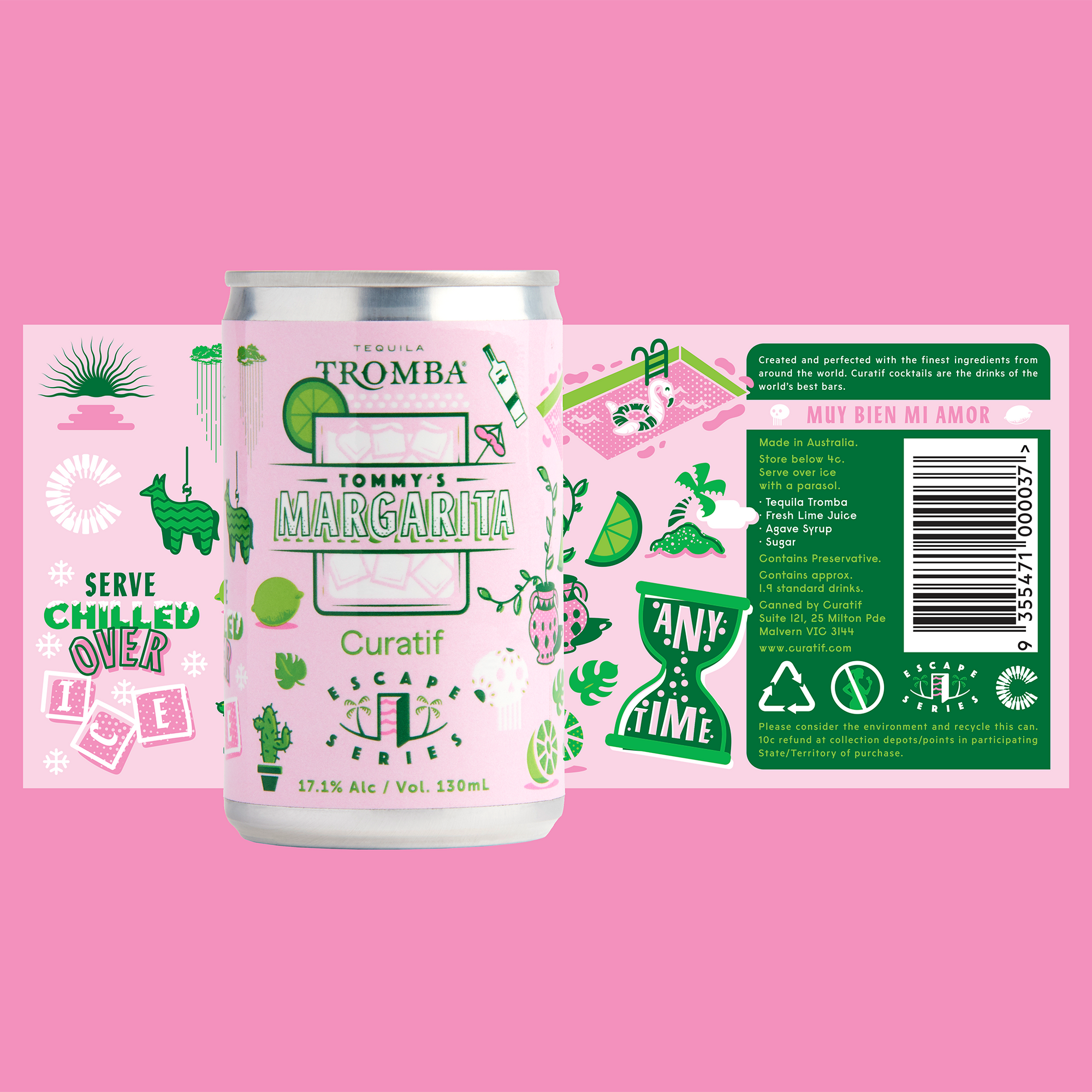 Curatif Tommys Margarita (4 Pack) | Kent Street Cellars