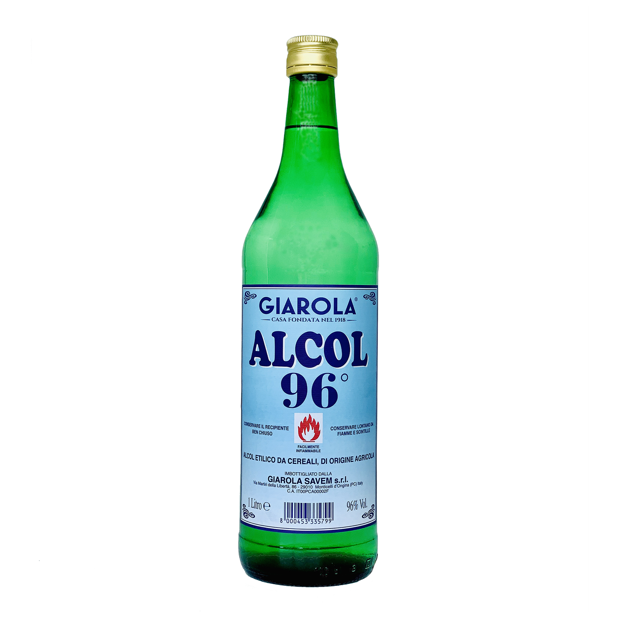 Giarola Alcol 96% Alcohol 1L | Kent Street Cellars