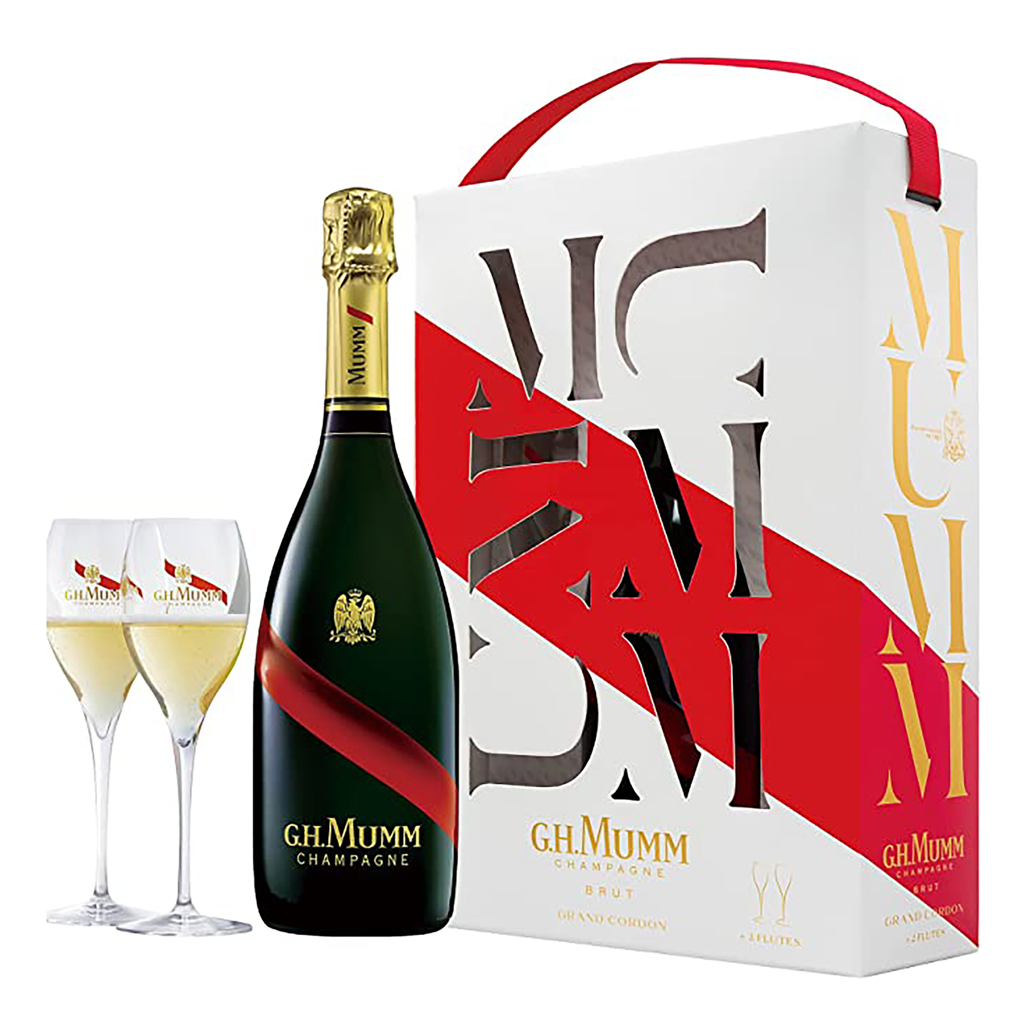 Mumm Grand Cordon Flute Pack | Kent Street Cellars