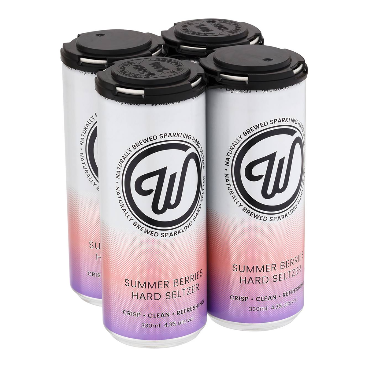 Wayward Brewing Seltzer Summer Berries (4 Pack) | Kent Street Cellars
