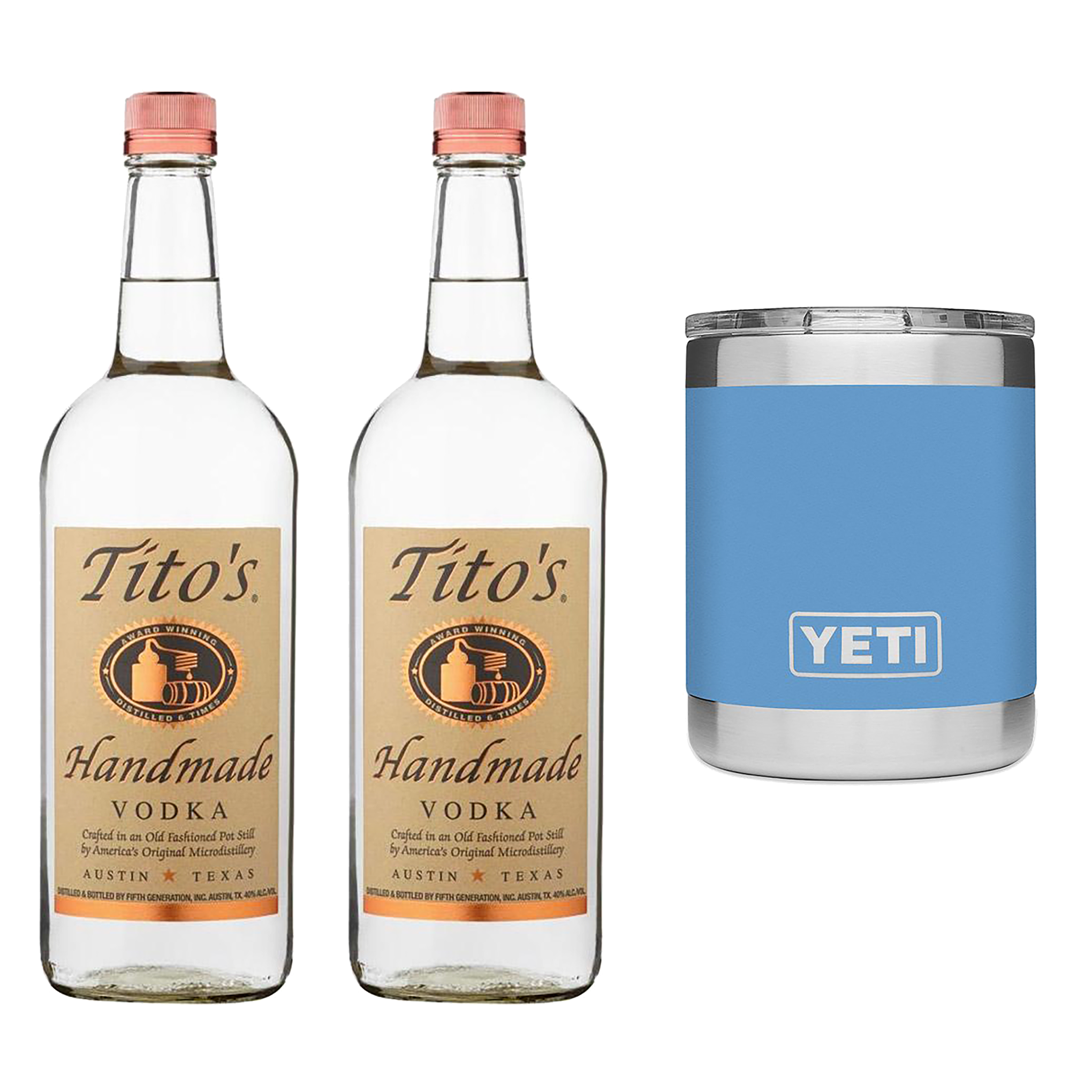 Tito's Handmade Vodka 1L + Yeti Cup | Kent Street Cellars