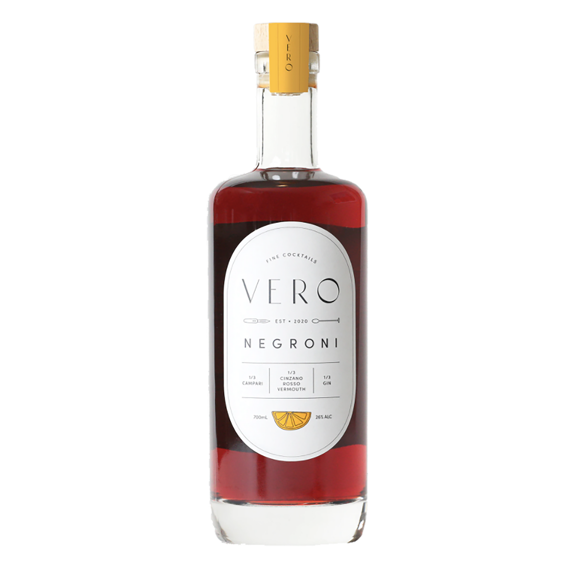 Vero Cocktails Bottled Negroni | Kent Street Cellars